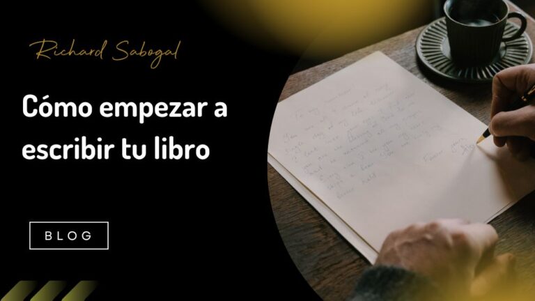 Cómo empezar a escribir tu libro