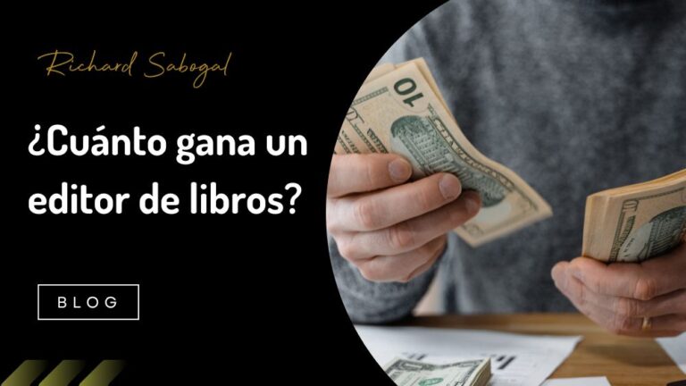 ¿Cuánto gana un editor de libros?