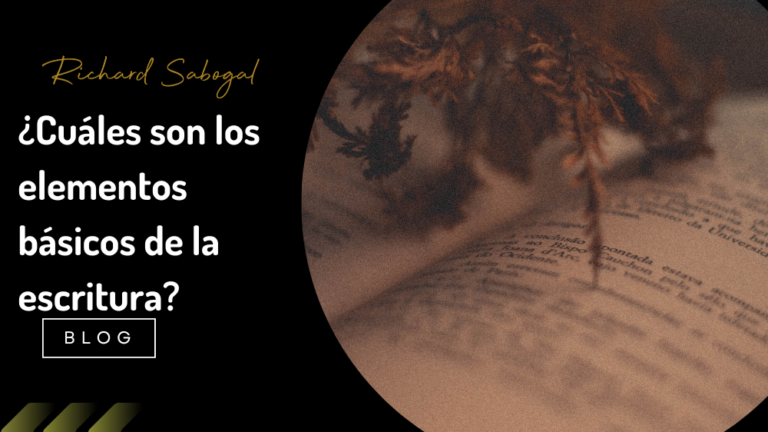 ¿Cuáles son los elementos básicos de la escritura?